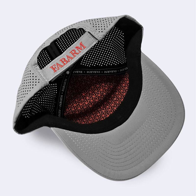 FABARM Lion Performance Hat (Gray/Red) - FABARM USA